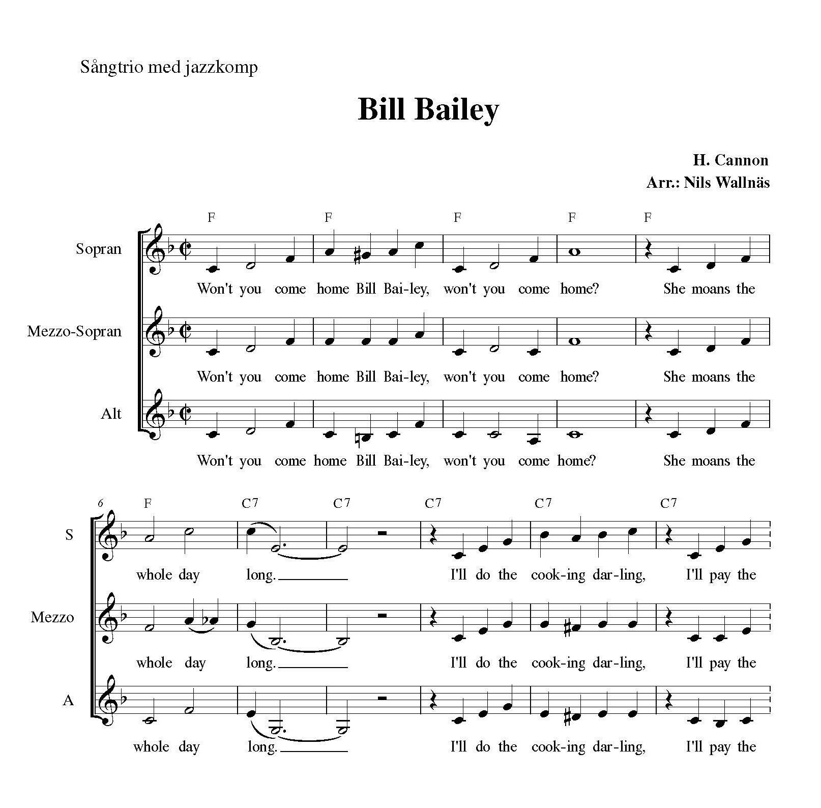 Bill Bailey – SAA – Ynde Music Förlag